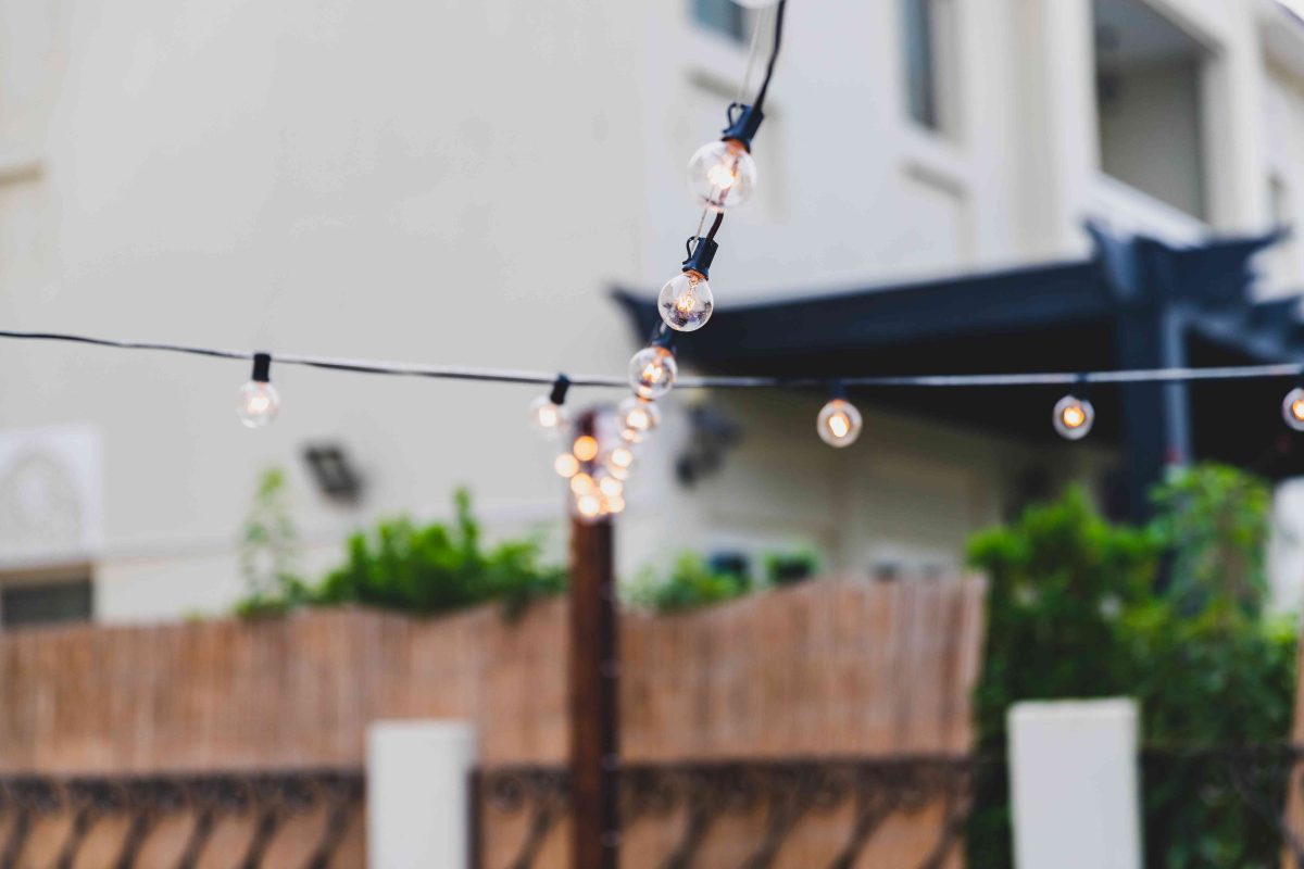 How to Make DIY String Light Poles for a Brighter Outdoor Space | Hello ...